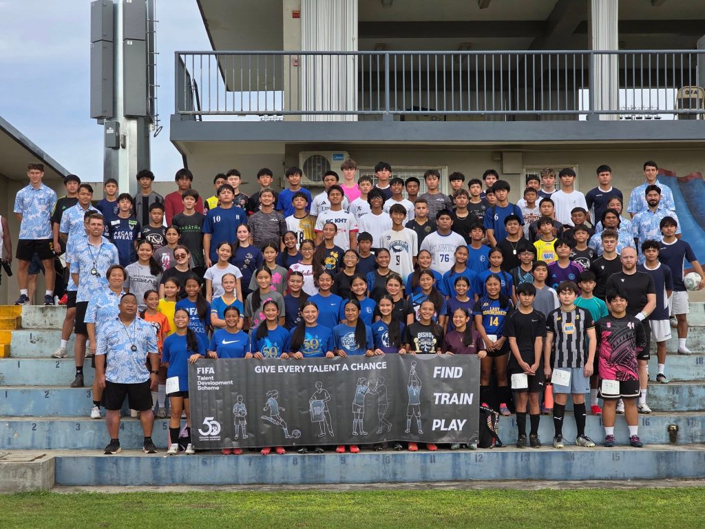 Guam Football Association | Over 200 take part in selection trials to ...